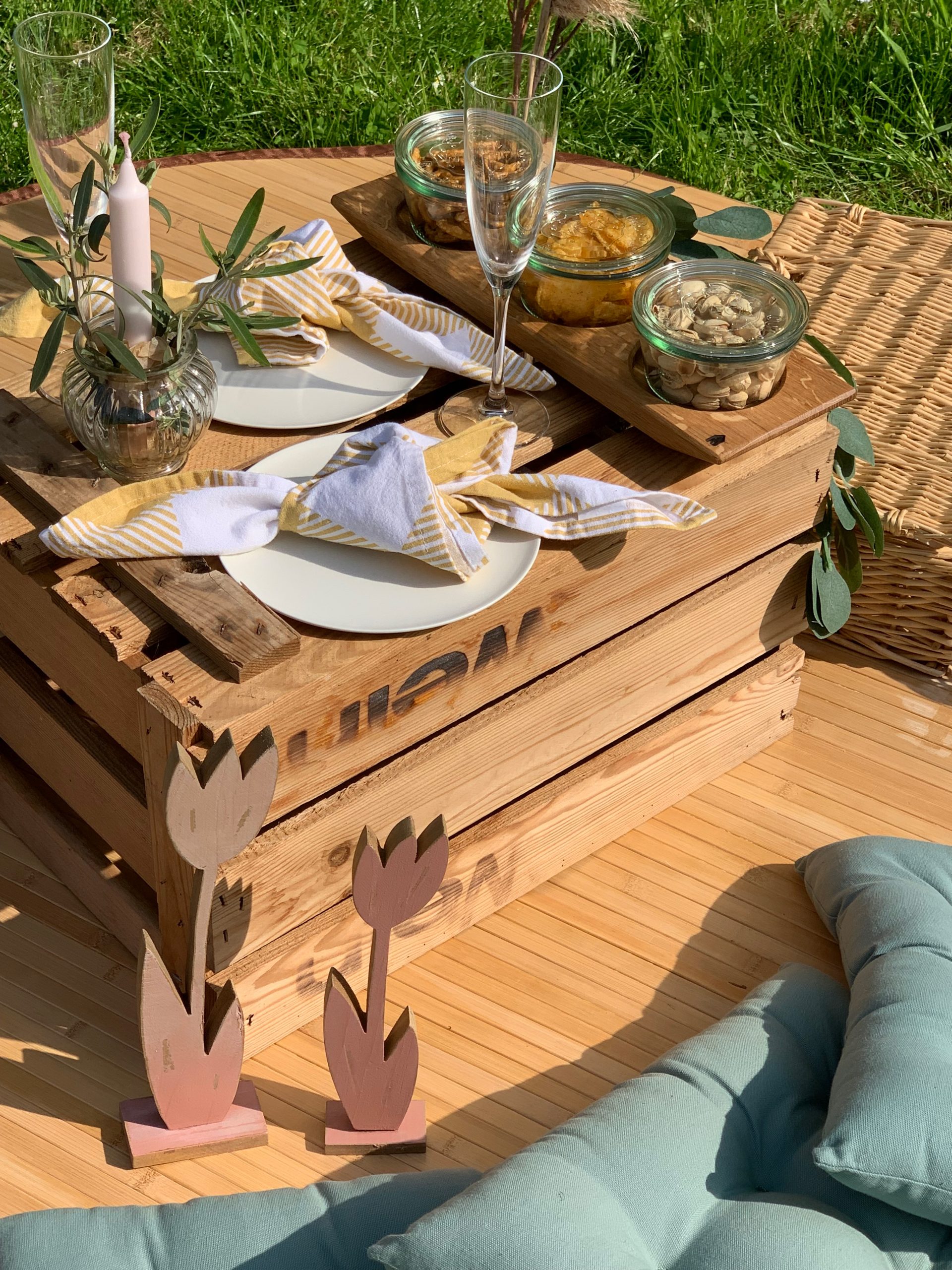 Picknick zu zweit | Picknick Heiratsantrag | romantisches Picknick